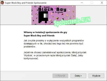 Super Block Boy and Friends Patch językowy polski » Spolszczenie gry