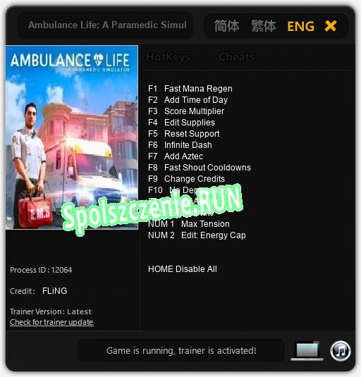 Ambulance Life: A Paramedic Simulator: Cheats, Trainer +14 FLiNG ...